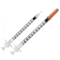 China Disposable Sterile Insulin Syringe - 1ml/0.5ml/0.3ml Fixed Needle, High-Transparency PVC Material, CE & ISO Certified for sale