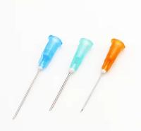 China 18G-30G Stainless Steel Dental Injection Needles Disposable Sterile Hypodermic Needle for Dentistry with ISO Color-Coded Hub for sale