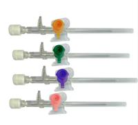 China Disposable IV Cannula with Winged Design for Easy Insertion in 14G-26G Sizes Made of Medical-Grade PVC for sale