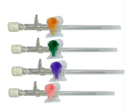 China Disposable IV Cannula with Winged Design for Easy Insertion in 14G-26G Sizes Made of Medical-Grade PVC for sale