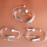 China Disposable Medical Infusion Set with 20 Drops/ml Transparent Tube and Adjustable Flow Regulator for sale