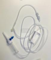 China Disposable Medical Infusion Set with 60 Drops/ml Adjustable Flow Regulator for Pediatric Use for sale