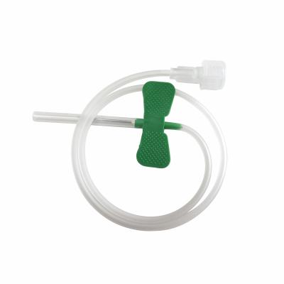 China Sterile Disposable Scalp Vein Set with Double Wing Butterfly Needle for Infusion Transfusion for sale