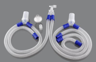 China Anti-kinking Tubing Breathing Circuit Premium Disposable Breathing System For ICU Respiratory Support for sale