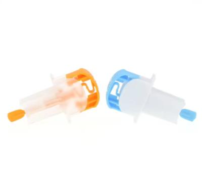 China Medical Disposable Sterile 28G Needle Pressure-Activated Auto-Retracting Safety Blood Lancet for sale