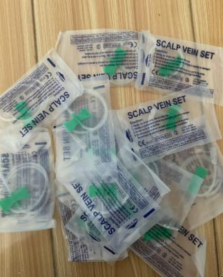 China 21G Disposable Butterfly Needle Scalp Vein Set with Customized Logo Printing for sale