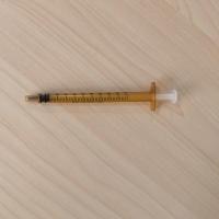 China PP 5/10/20/50/60ML Disposable Single Use Light-shielded Light-proof Dispensing Syringes with Needle for sale