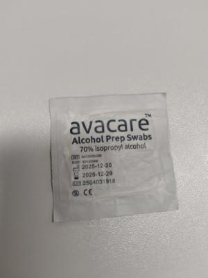 China Custom Size 70% Isopropyl Alcohol Prep Pads Non-Volatile Sterile Wipes for Medical and Household Use for sale