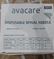 China Medical Grade Spinal Anesthesia Needle with Quincke Tip and Pencil Point Whitacre Type for Atraumatic Lumbar Puncture in 25G 26G 27G for sale
