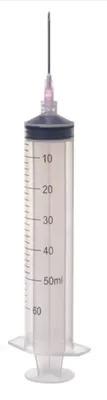 China Disposable Sterile Syringe with Luer Lock 60 ML Designed for Safe Accurate Injection and Fluid Aspiration in Medical and Healthcare Settings for sale