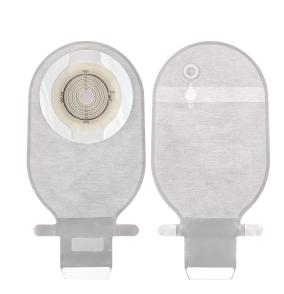 China Medical Consumables one piece colostomy bags combining skin barrier and pouch into a single unit for easy ostomy management for sale