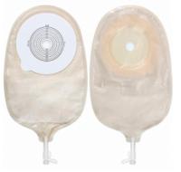 China One-piece urostomy bags designed for convenient urine collection with anti backflow design and integrated skin barrier pouch for sale