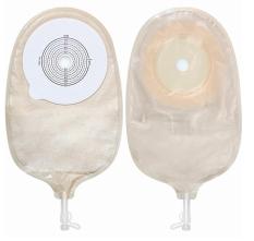 China One-piece urostomy bags designed for convenient urine collection with anti backflow design and integrated skin barrier pouch for sale