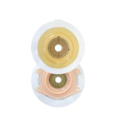 China Skin Barrier OEM CE Manufacturer Cut Max 45mm Convex Ostomy Baseplate Colostomy Flange for Stoma Two Piece Ostomy Bags for sale
