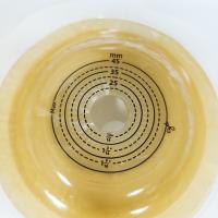 China Skin Barrier OEM CE Manufacturer Cut Max 45mm Convex Ostomy Baseplate Colostomy Flange for Stoma Two Piece Ostomy Bags for sale