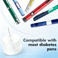 China 60 Unit Reusable Peptide Pen Iniector with Clear Scale Design&Travel Case With 2pcs 3ml Cartridges for sale