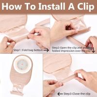 China Colostomy Bags Clamp Closure Ileostomy Stoma Care No Residue Left Medical Ostomy Supplies Cut-to-Fit Drainable Pouches for sale