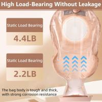 China Colostomy Bags Clamp Closure Ileostomy Stoma Care No Residue Left Medical Ostomy Supplies Cut-to-Fit Drainable Pouches for sale