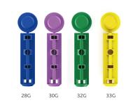 China Sterile Blood Lancets with Safety Cap100pcs/Box for sale