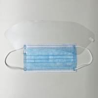 China 17.5*9.5CM Antifog Mask Disposable Medical Face Mask with Eye Shield for sale