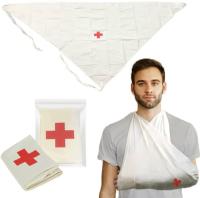 China Latex-Free 100% Cotton Triangular Bandage Medical Bandage for Fracture Support and Arm Sling First Aid for sale