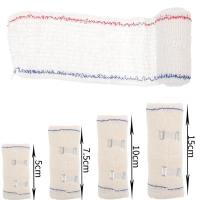 China Disposable 5CM*4.5M Crepe Medical Bandage with Clips for Wound Dressing and Elastic Medical Bandage Support for sale