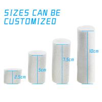 China 4 Inch × 4.1 Yards Cotton Spandex PBT Elastic Bandage for First Aid and Sports Care for sale
