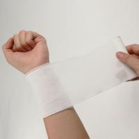 China 4 Inch × 4.1 Yards Cotton Spandex PBT Elastic Bandage for First Aid and Sports Care for sale