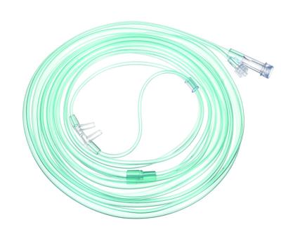 China 2.1m soft star lumen tubing for Pediatric prongs, Respiratory Medicine PVC Medical Grade Co2 Nasal Cannula for sale