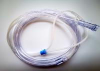China Respiratory Medicine Straight Prong Nasal Cannula 2.1m Nasal Oxygen Cannula Pediatric for sale