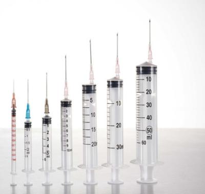 China EO Sterilized Leak-Proof 2-Part Disposable Sterile Syringe for Medical Use for sale