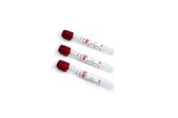 China CE Approved Red Top No Additive Plain Tube Vacuum Blood Sample Collection Tube According Vacuum for sale