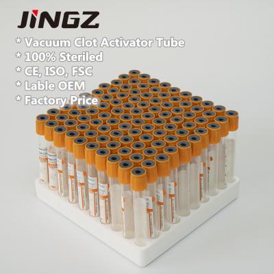 China Red Top Coagulant Clot Activator Blood Sample Collection Tube 2ml-6ml for sale