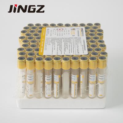 China Blood Sample Collection Tube 0.25-10ml Yellow Seperation Gel Tube for sale