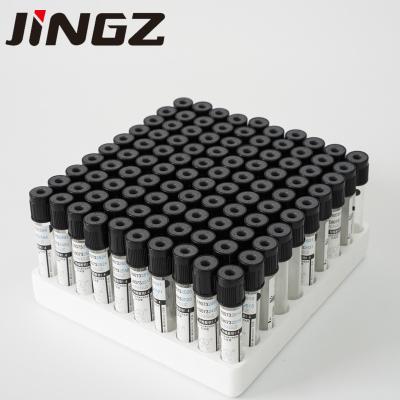 China Black Cap 1.6ml 1.28ml Sodium Citrate 3.8% ESR Tube Blood Test Tube for sale
