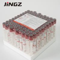China CE Approved Red Top No Additive Plain Tube Vacuum Blood Sample Collection Tube According Vacuum for sale