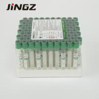 China 13*75mm Green Top Lithium Heparin Tube 4 Ml Blood Tubes For Biochemical Tests for sale