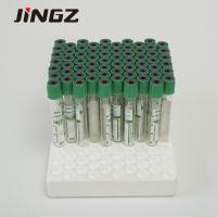 China 2-5ml Glass Plastic Blood Sample Collection Tube Green Lithium Heparin Vacuum for sale