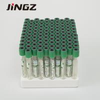 China 2-5ml Glass Plastic Blood Sample Collection Tube Green Lithium Heparin Vacuum for sale