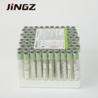 China ISO9001 Light Green Cap Blood Sample Collection Tube 13×75mm for sale