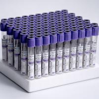 China Convenient Sample Collection with K2 EDTA Tube and Self Adhesive Sticker for sale