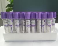 China Glass PET K2 Edta Vacuum Tubes 2ml 3ml 4ml Purple Cap Blood Tube for sale
