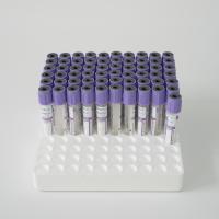 China Medical Vacuum K3 EDTA Vial Lavender Top Blood Collection Tube ISO13485 Mark for sale