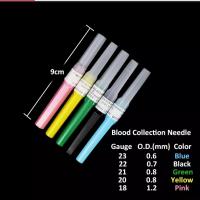 China Blue Steriled Pen Type Blood Collection Needle 23G For Multiple Samples for sale