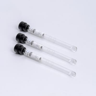 China 1.6ml Esr Blood Draw Tube Black Top Blood Collection Tube Single Use for sale