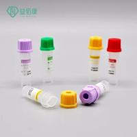 China Heparin Vacuum Micro Blood Collection Tube 0.5ml PP 8*45mm For Single Use for sale