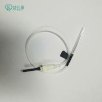 China 22G Black Blood Collection Butterfly Needle With One Wing Individual Package for sale
