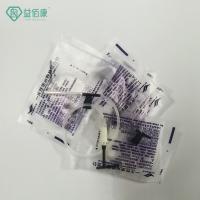 China 22G Black Blood Collection Butterfly Needle With One Wing Individual Package for sale