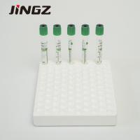 China 13*75mm Green Top Lithium Heparin Tube 4 Ml Blood Tubes For Biochemical Tests for sale