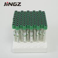 China 13*75mm Green Top Lithium Heparin Tube 4 Ml Blood Tubes For Biochemical Tests for sale